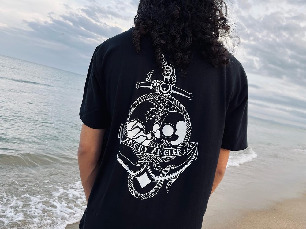 Angry Angler Crew Tee — Outbackers