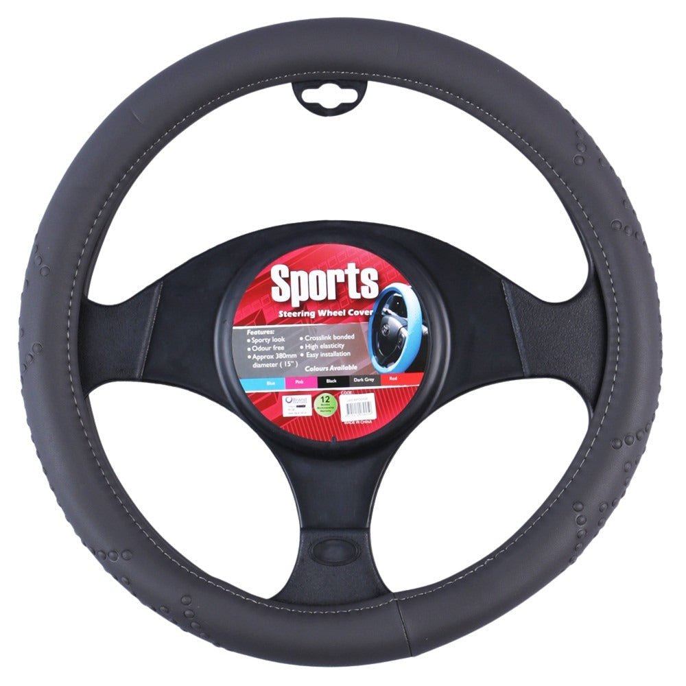 Sports Steering Wheel Cover - Dark Grey — Outbackers