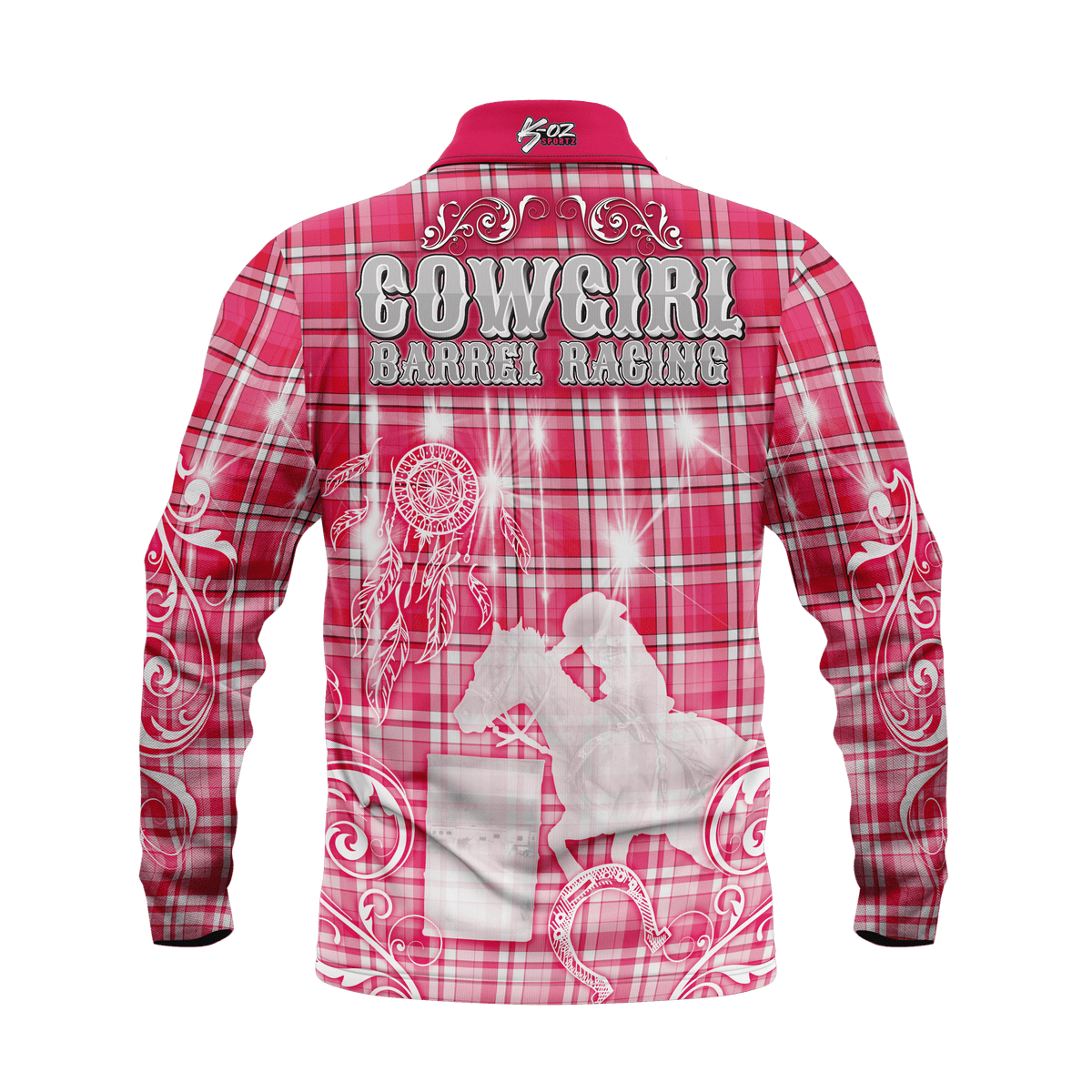Barrel Racing Cowgirl Polo Shirt — Outbackers