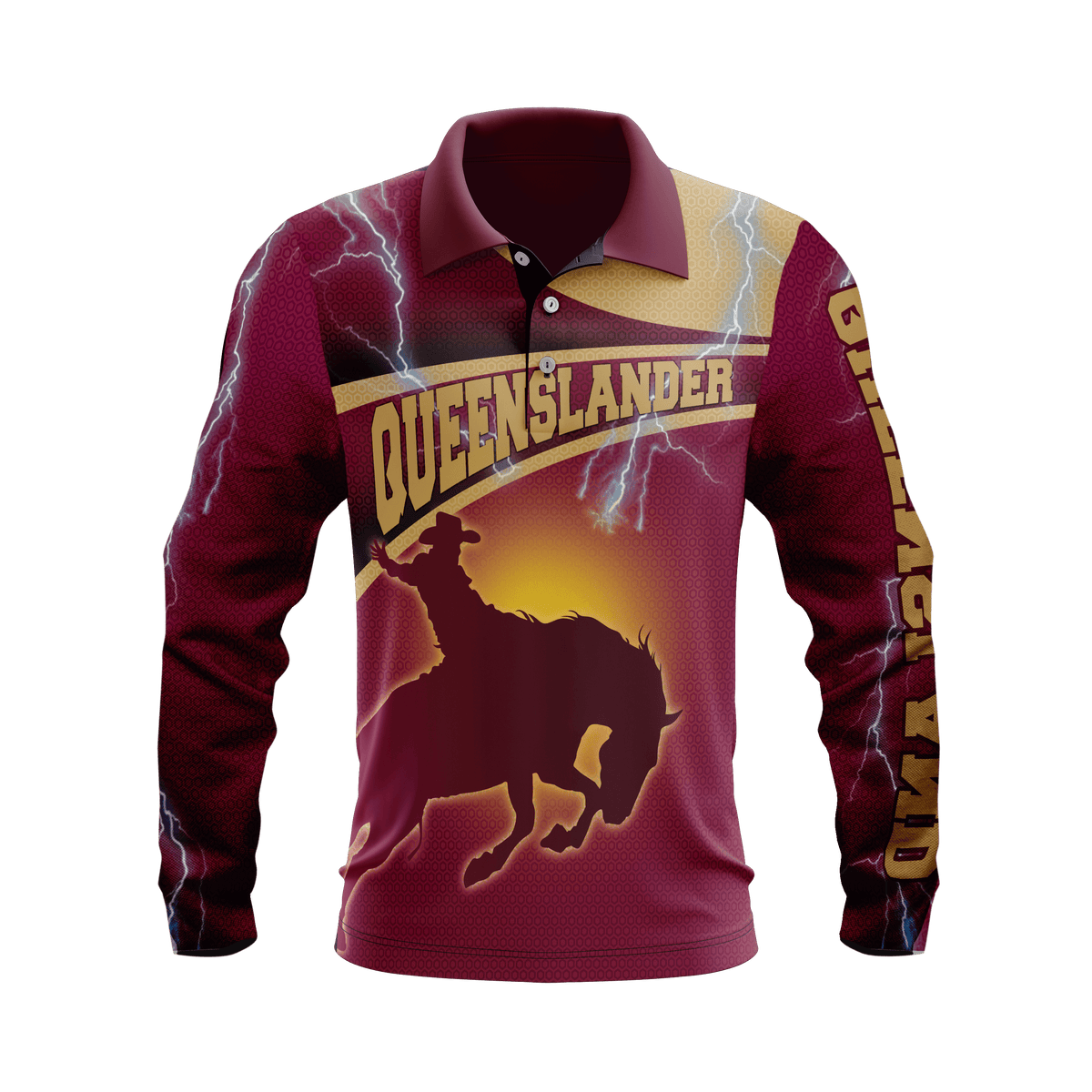 QLD Rodeo Polo Shirt — Outbackers